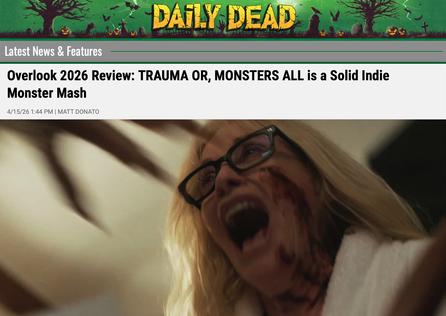 Daily Dead: TRAUMA is "an emotionally torn, low-budget take on the ...